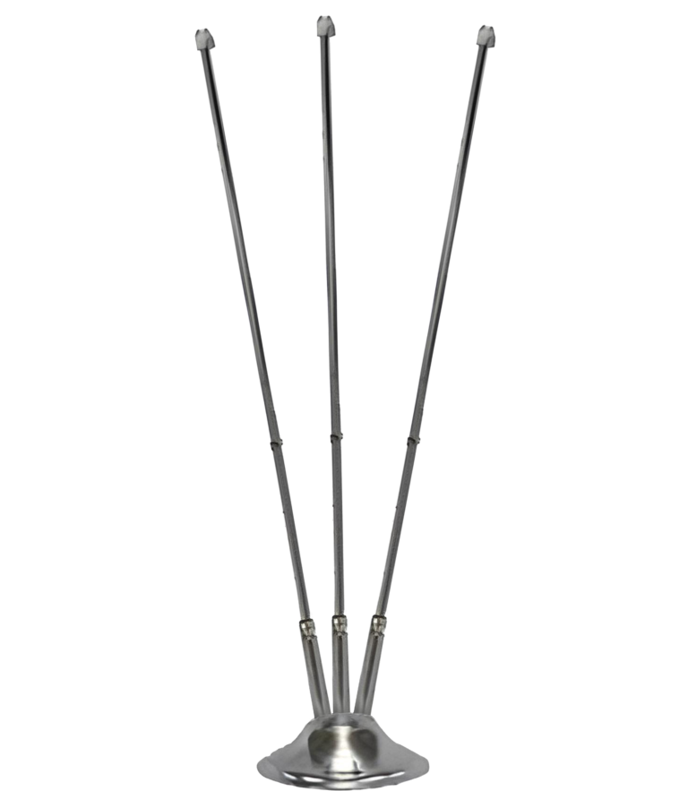 Triple Chrome Flagpole - Trend Bayrak